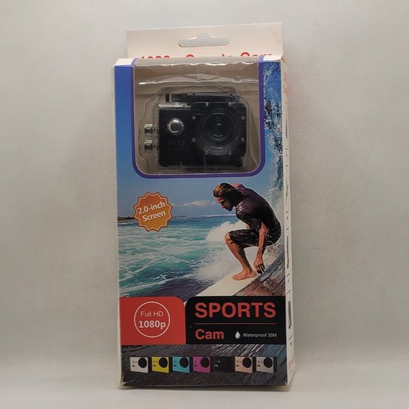 Unbranded | Other | Sports Cam Full Hd 80p 2 Inch Screen Waterproof Up ...